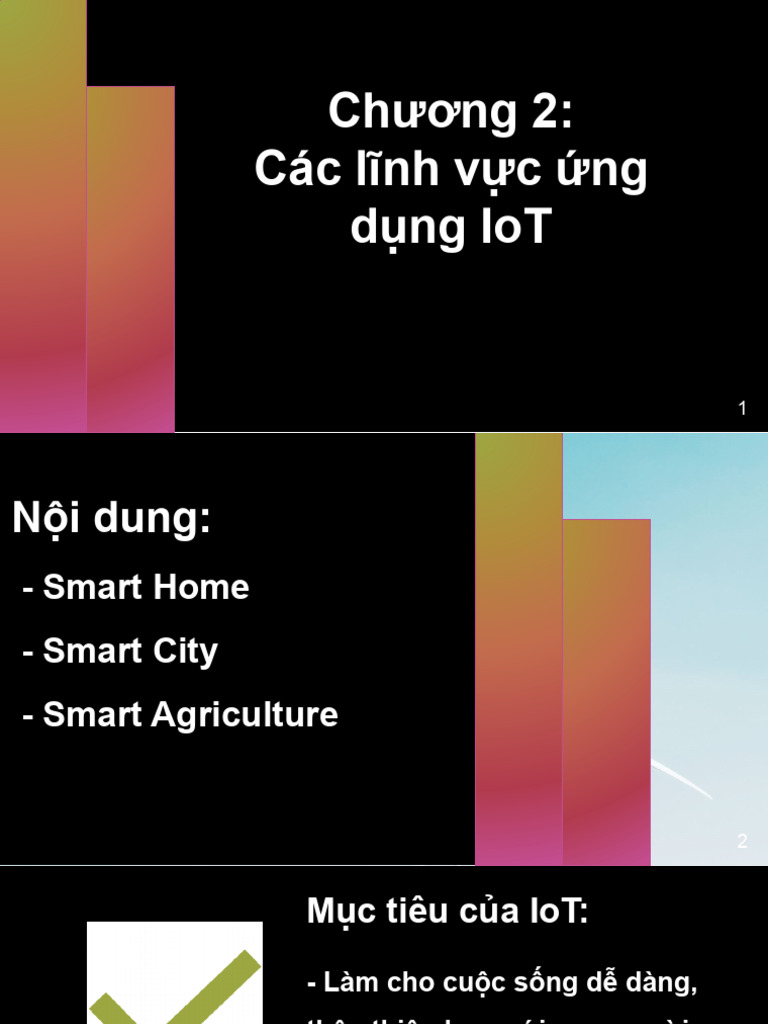Chương 2 - Các Lĩnh V C NG D NG IoT | PDF