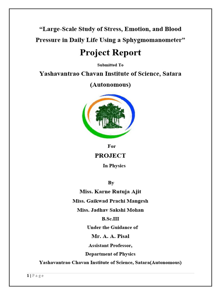 TY Project | PDF | Blood Pressure | Cardiovascular System
