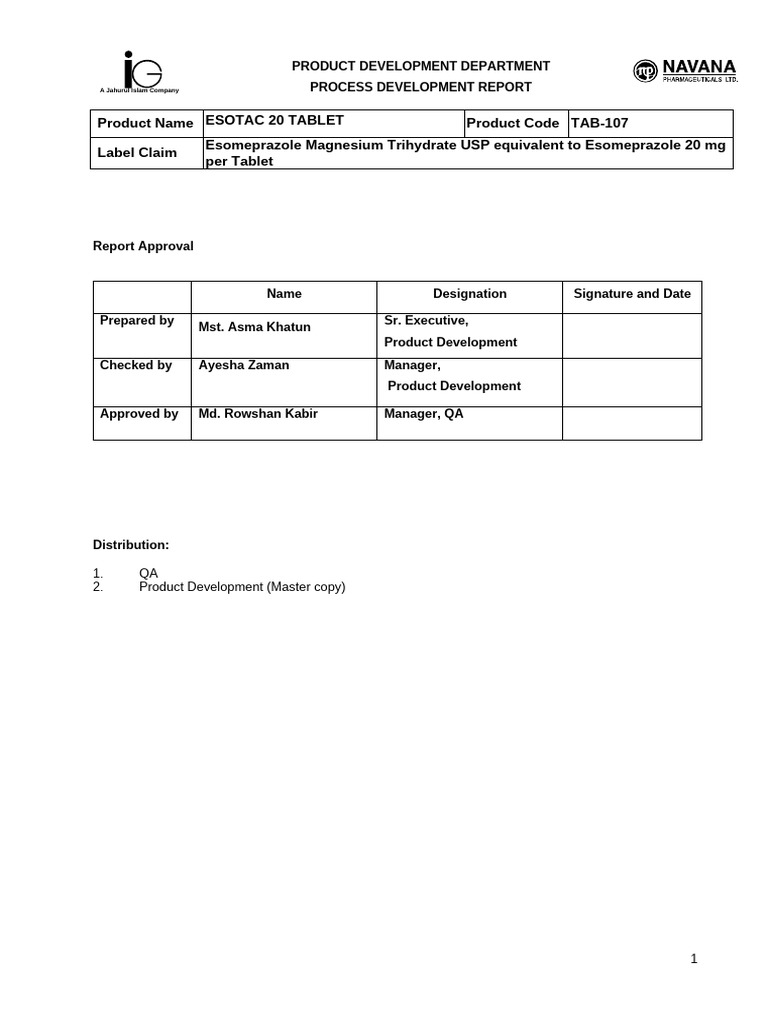 Process Development Scale Up Batch | PDF | Tablet (Pharmacy) | Magnesium