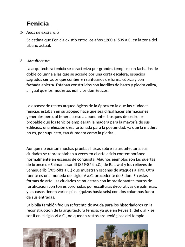 Fenicia | PDF | Fenicia | templo