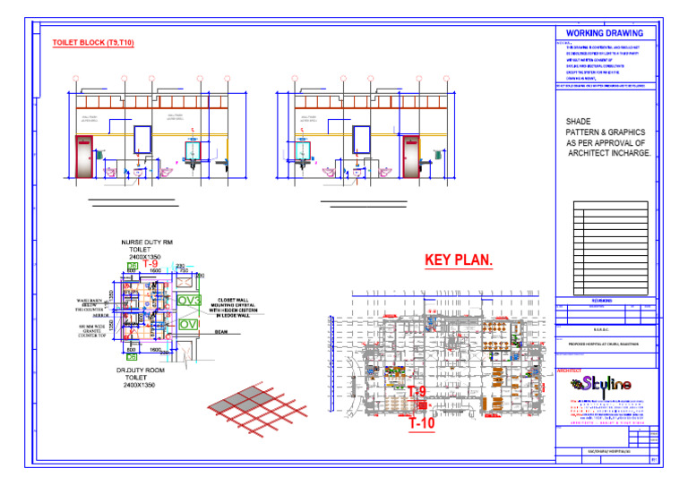 Ground Floor Toilet Detail (t9, t10) | PDF | Stairs | Architectural ...