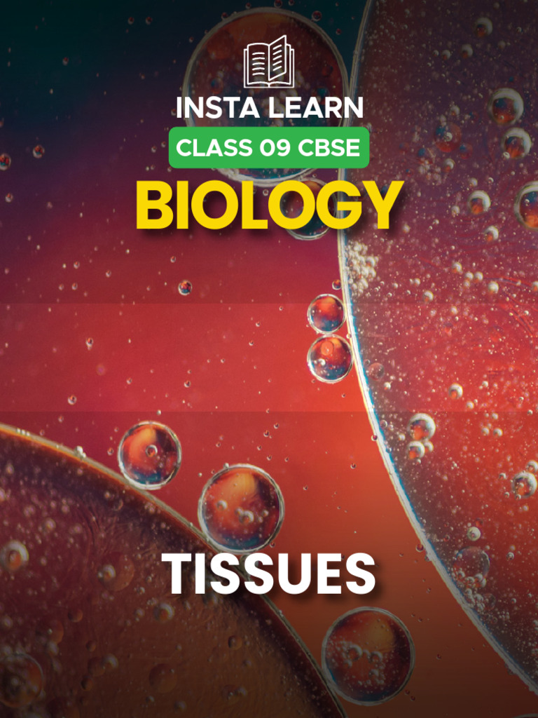 INSTA LEARN - TISSUES | PDF | Epithelium | Tissue (Biology)