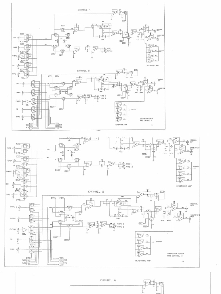 Soundcraftsmen ProControl 3-4 Schematic | PDF