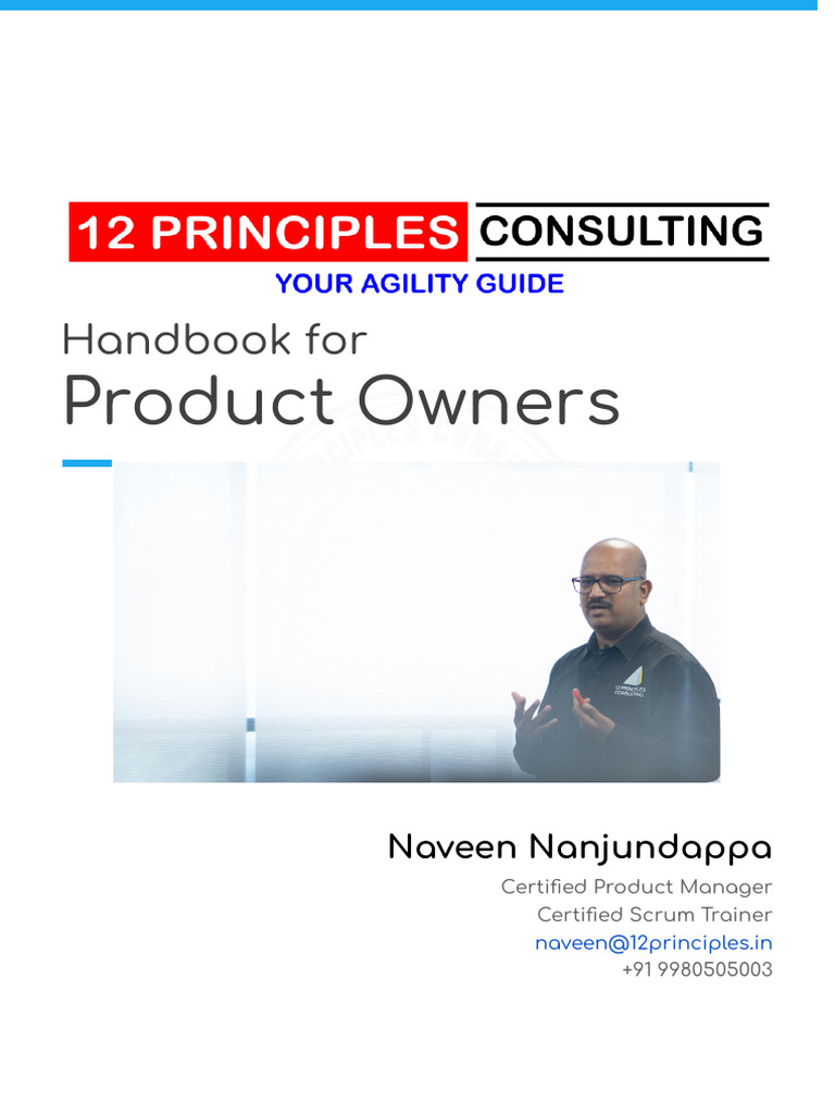 Product Owner Handbook Overview | PDF | Scrum (Software Development ...