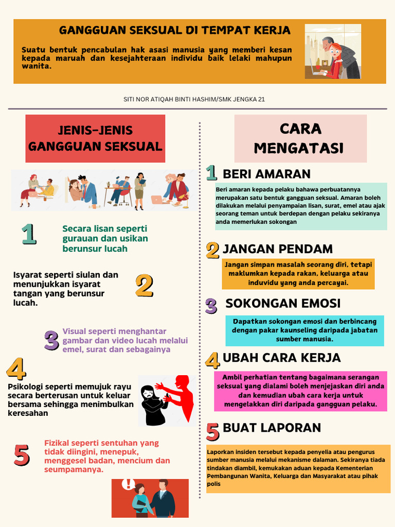 Yellow and Orange Illustrative Self-Improvement Infographic Poster ...