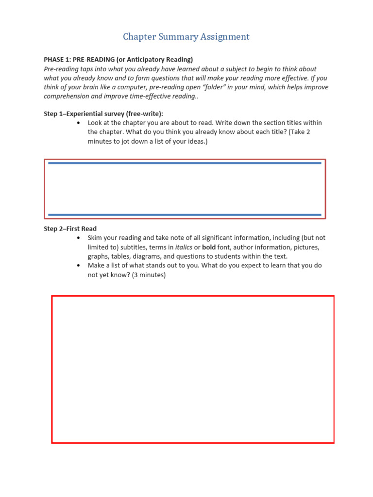 Active Reading Summary Sheet - Fillable2 | PDF | Computers