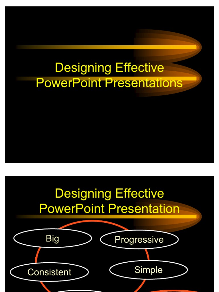 Simplified Power Point Presentation Guidelines | PDF | Career & Growth