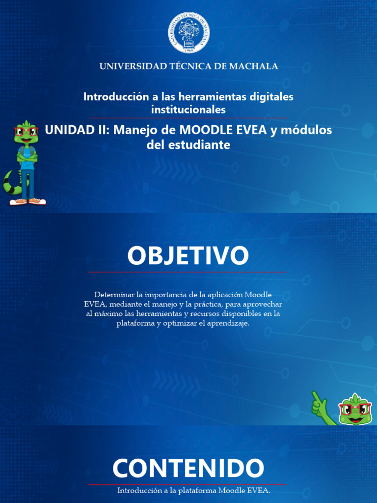 Clase 1. Introducción a la Plataforma Moodle EVEA UTMACH | PDF | Moodle | Software