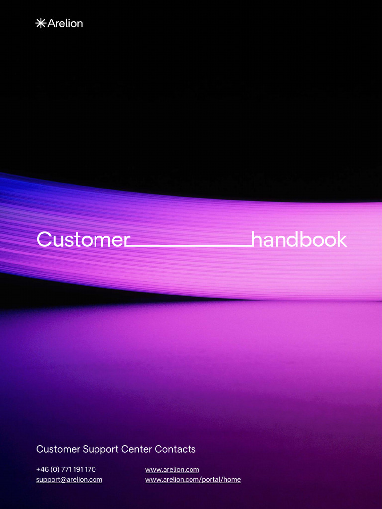 Arelion_Customer_Handbook_v6_2 | PDF