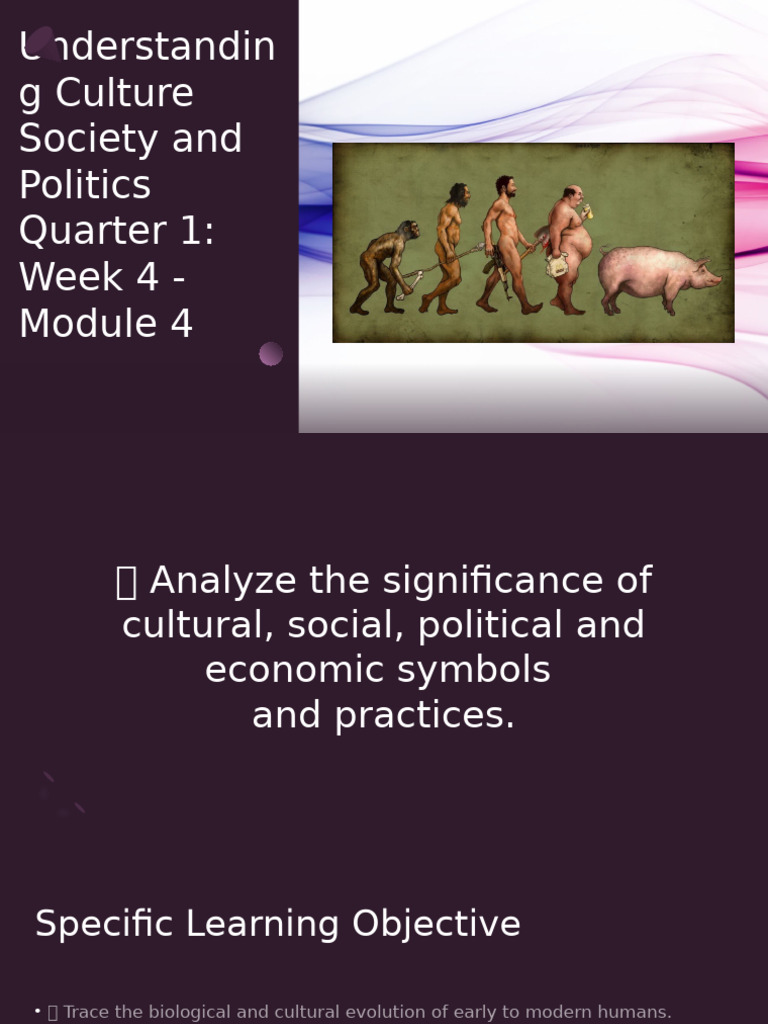 Ucsp Module 4 PPT 1 1 | PDF | Homo | Human