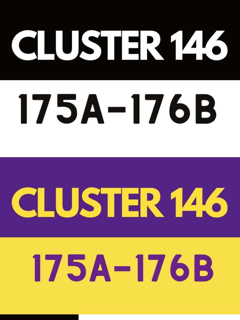 Cluster Precinct No. 146 (175a-176b) | PDF