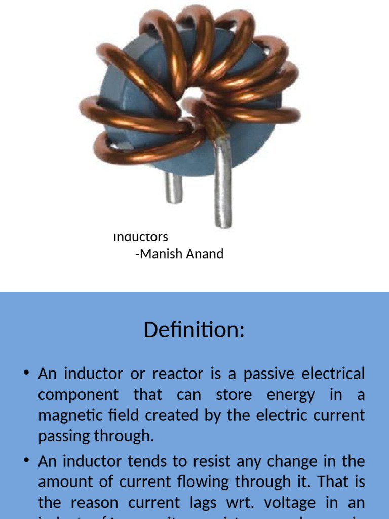 Inductors | PDF | Inductor | Inductance