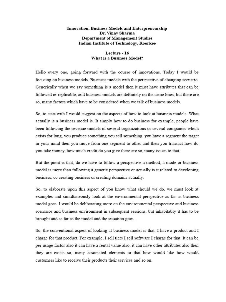 Lec 16 | PDF | News | Microcredit