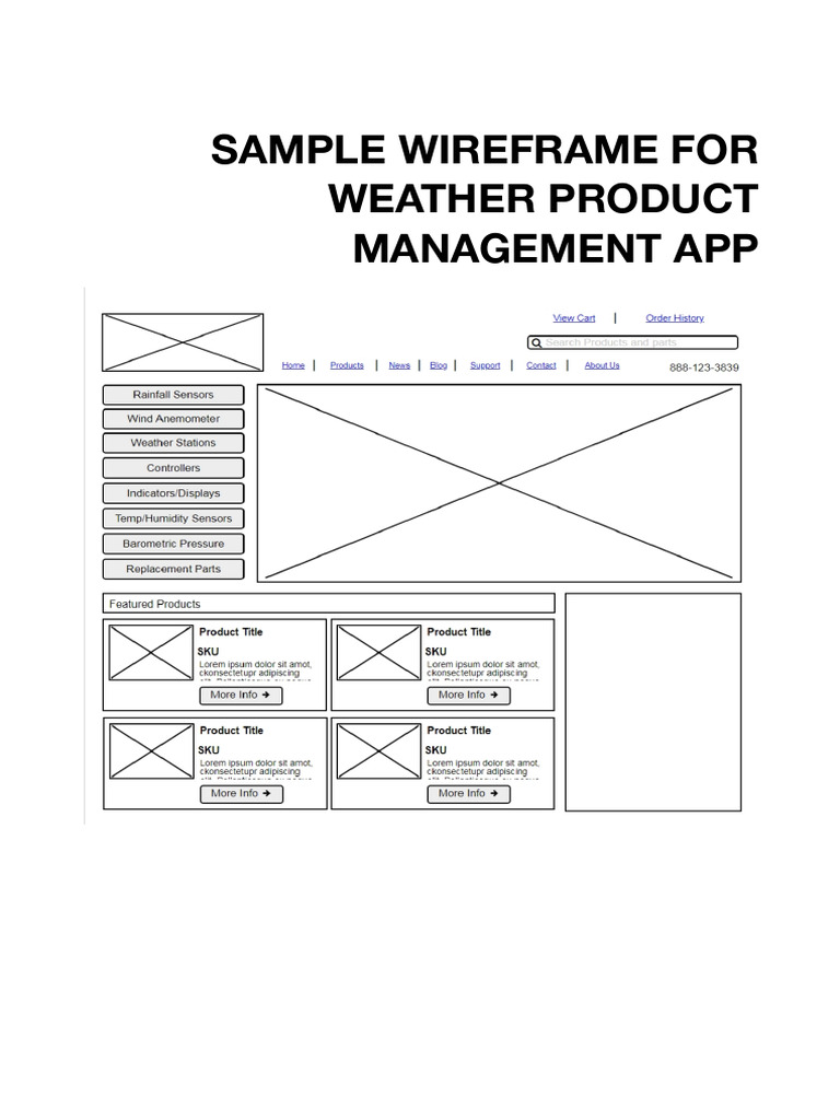 Sample Wireframe | PDF | Computers | Technology & Engineering