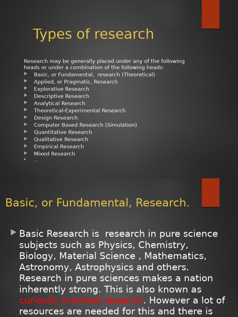 3. Types of Research | PDF | Science | Theory
