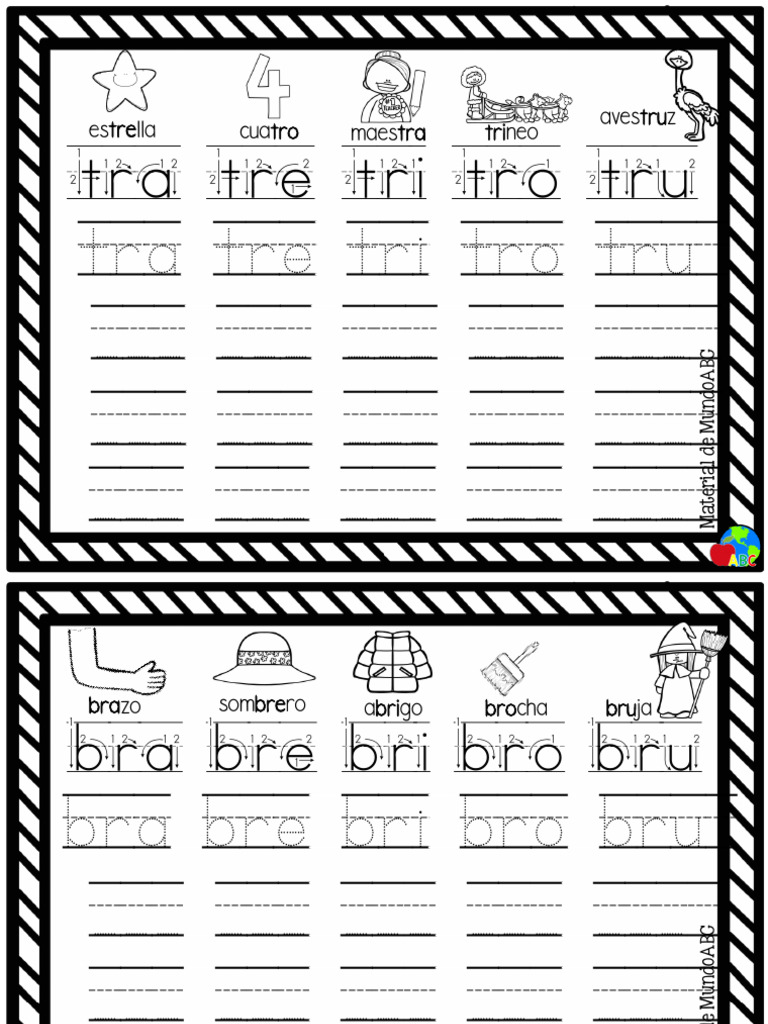 Traza Silabas Trabdas | PDF