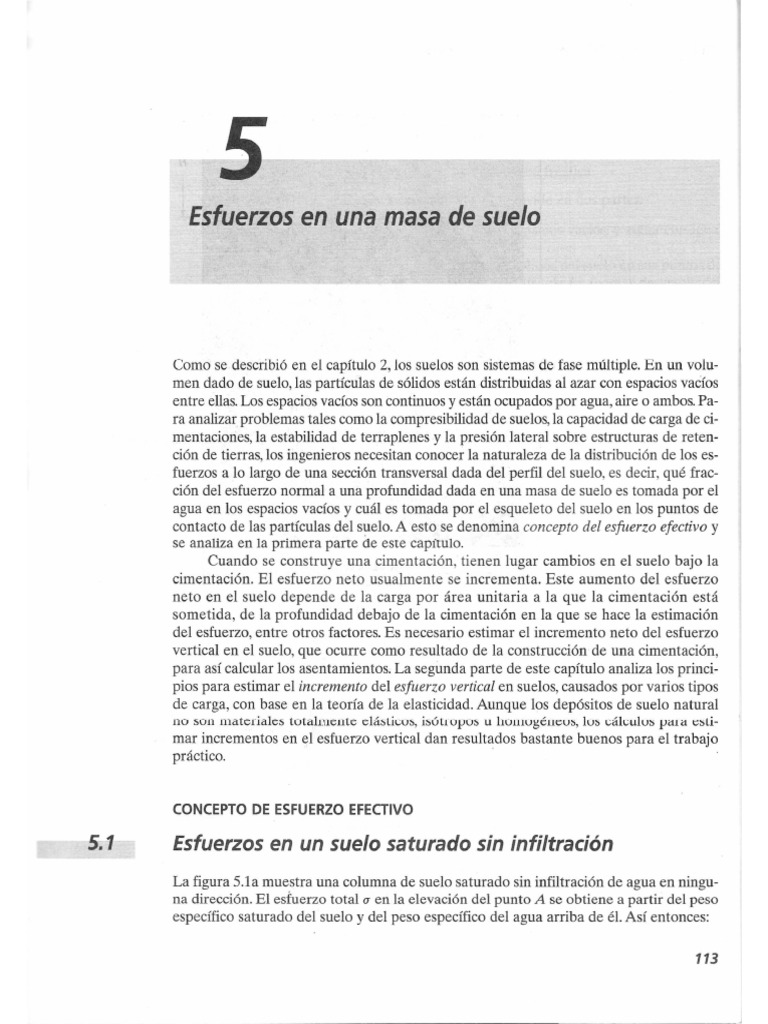 Esfuerzos en Una Masa de Suelos | PDF