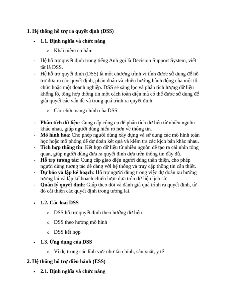 Research DSS Va ESS | PDF