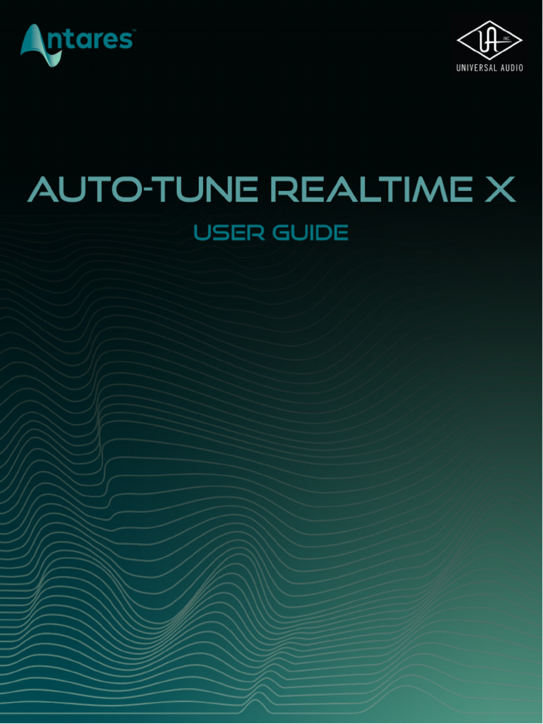 Auto-Tune Realtime X Manual | PDF | Interval (Music) | Scale (Music)