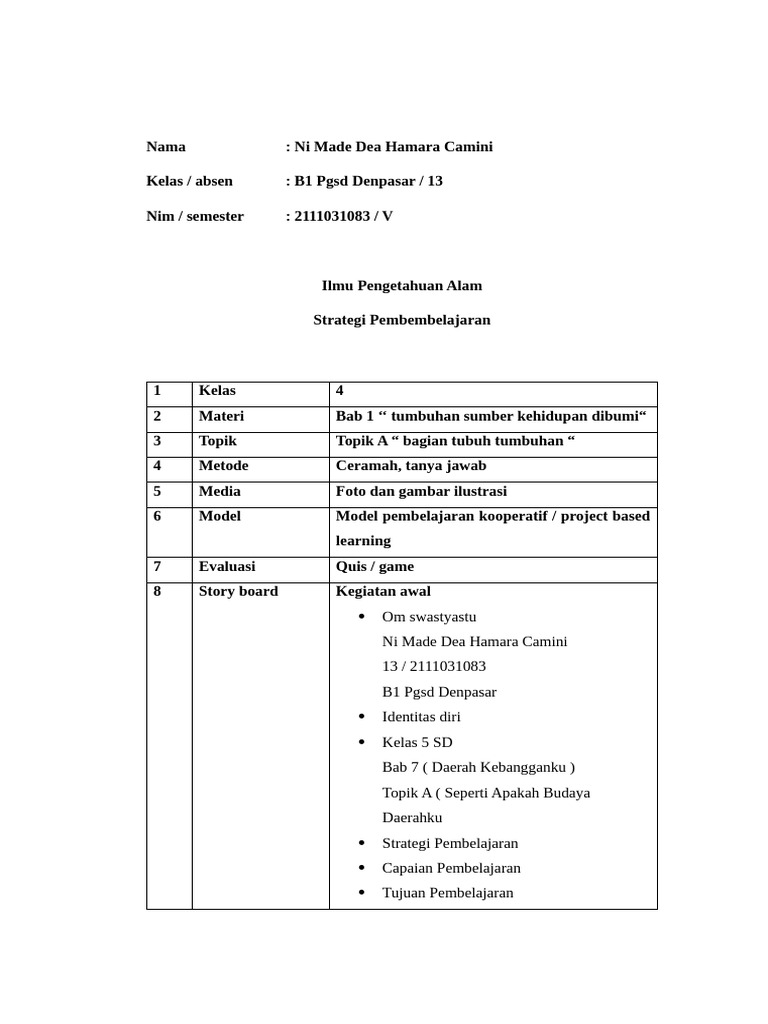 Ipa Perencanaan Strategi | PDF