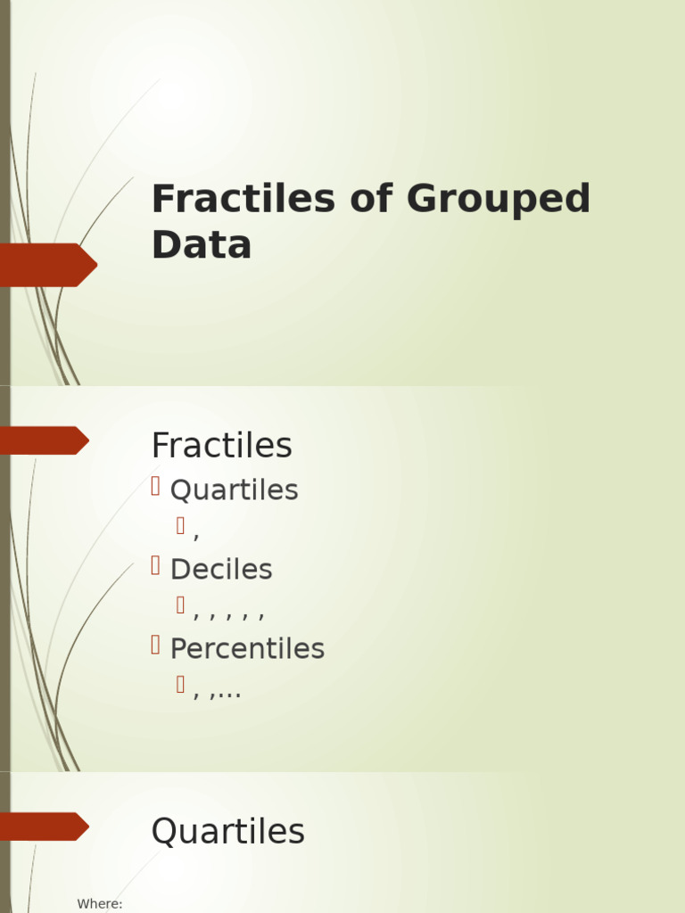 Fractiles-of-Group-Data | PDF | Quantile | Sampling (Statistics)