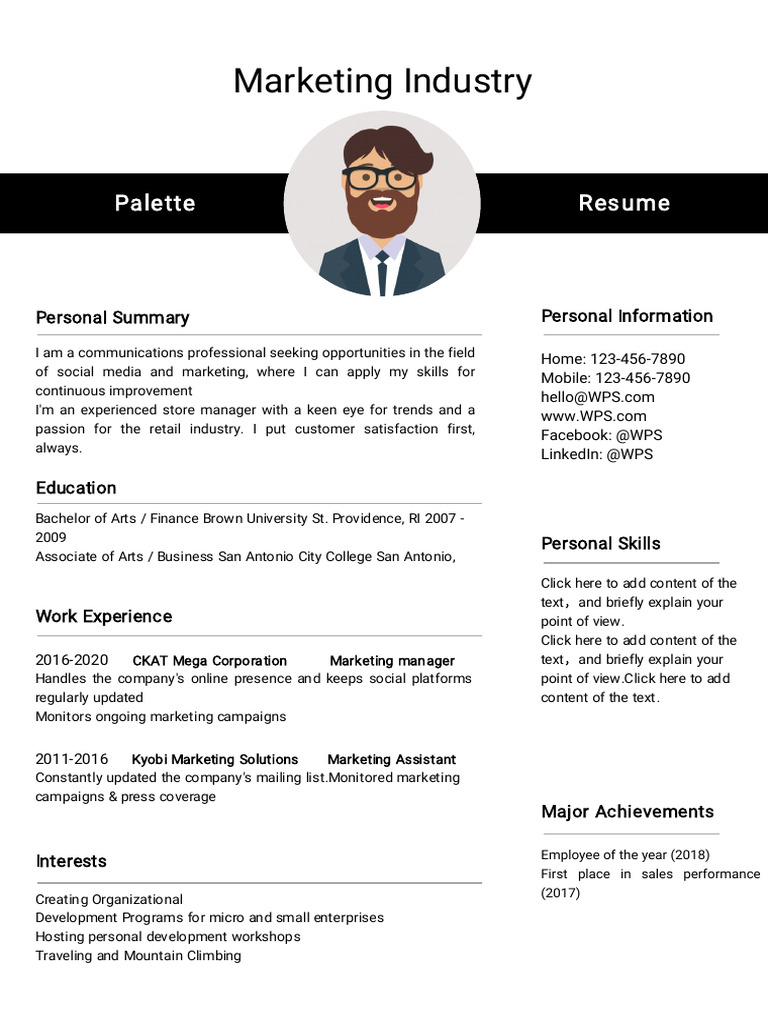 Resume Fo Graduates-WPS Office | PDF | Social Media | Popular Culture ...
