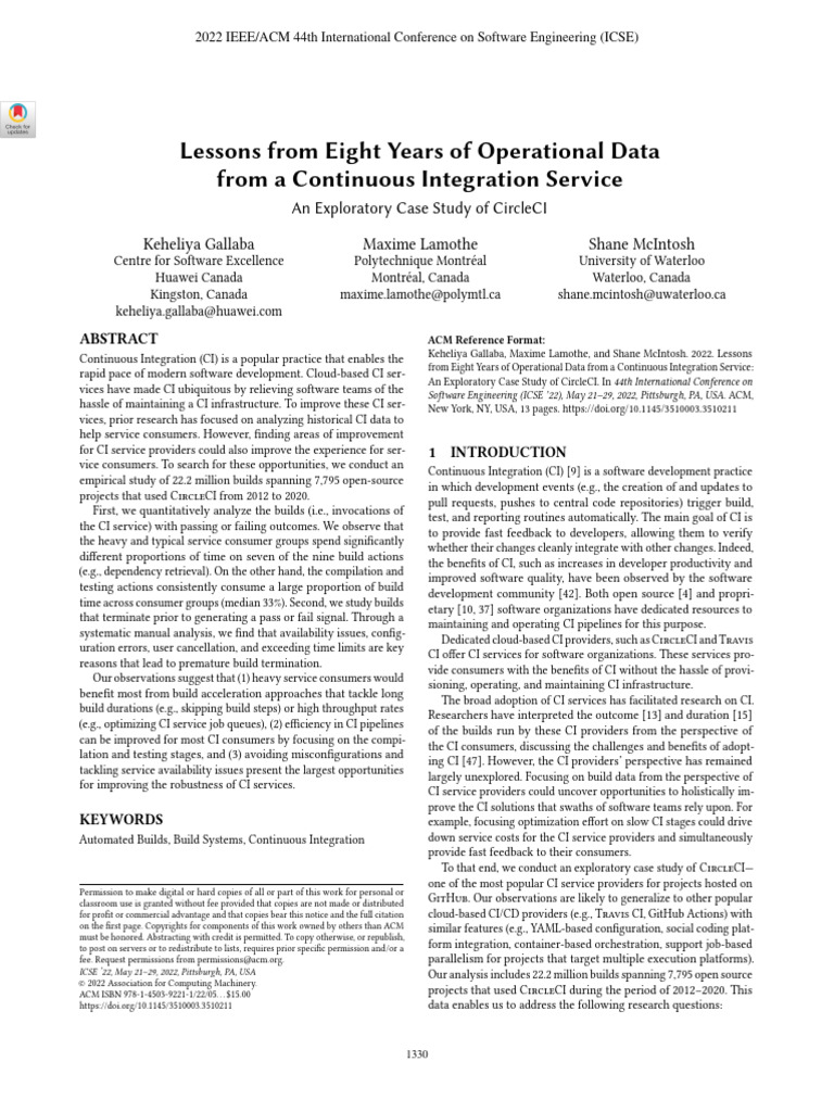 2022 - Lessons From Eight Years of Operational Data From A Continuous ... 2022 - Lessons From Eight Years of Operational Data From A Continuous ...