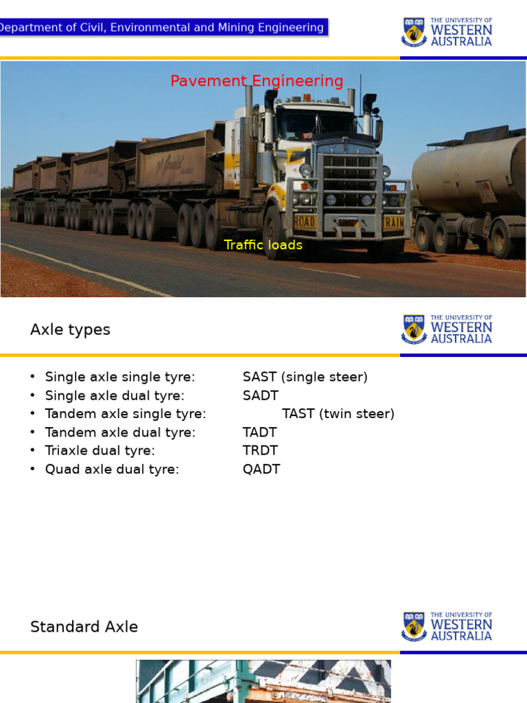 CIVL4430_2024_ Lecture 4 - Traffic & Road Pavement Design | PDF | Road Surface | Young's Modulus