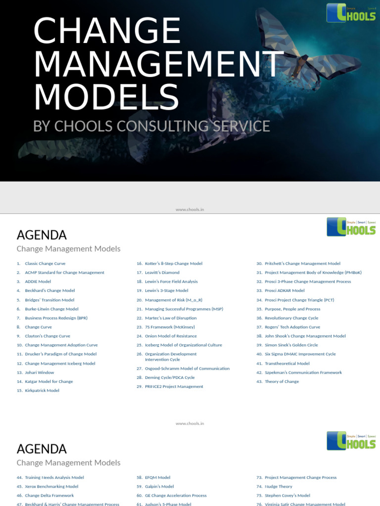 Overview of Change Management Models | PDF | Change Management | Business