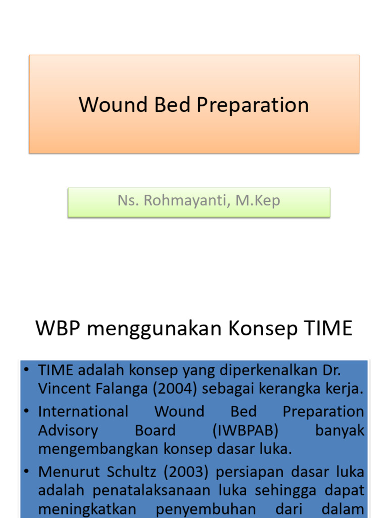 WOUND BED PREPARATION DG TIME_1 | PDF