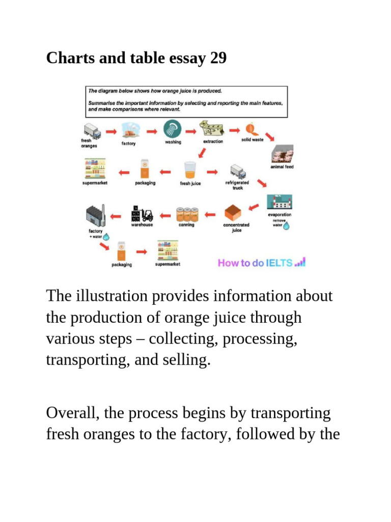 Charts and Table Essay 29 | PDF | Juice | Diet & Nutrition