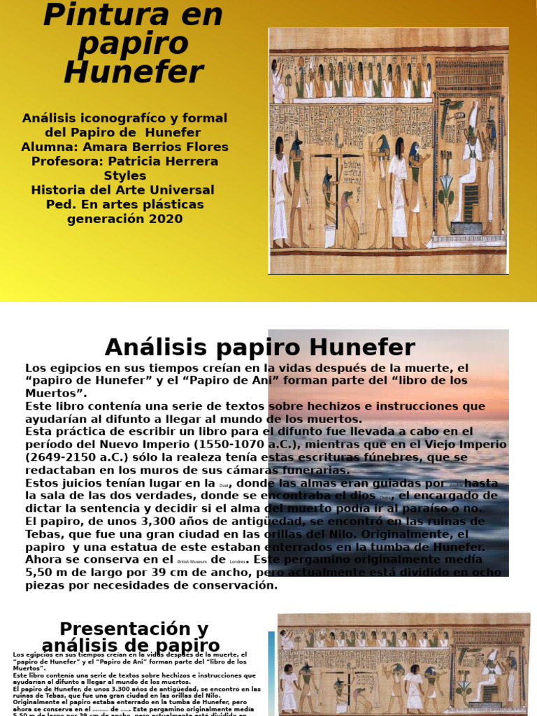Papiro de Hunefer | PDF | Osiris | Horus