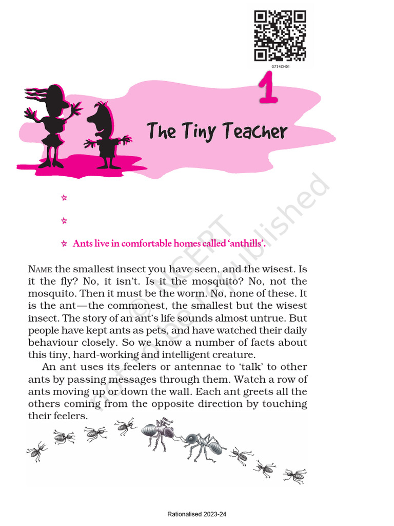 An Alien Hand Supplementry Reader | PDF | Ant | Elephant