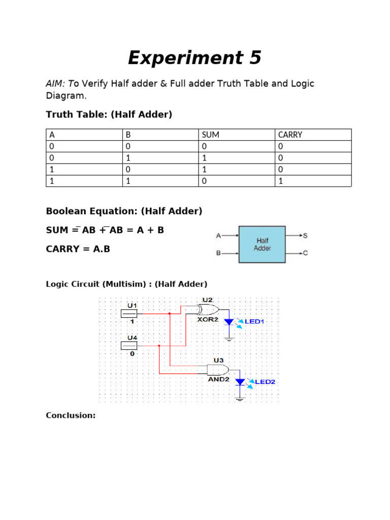 Digital Electronic Lab Work | PDF