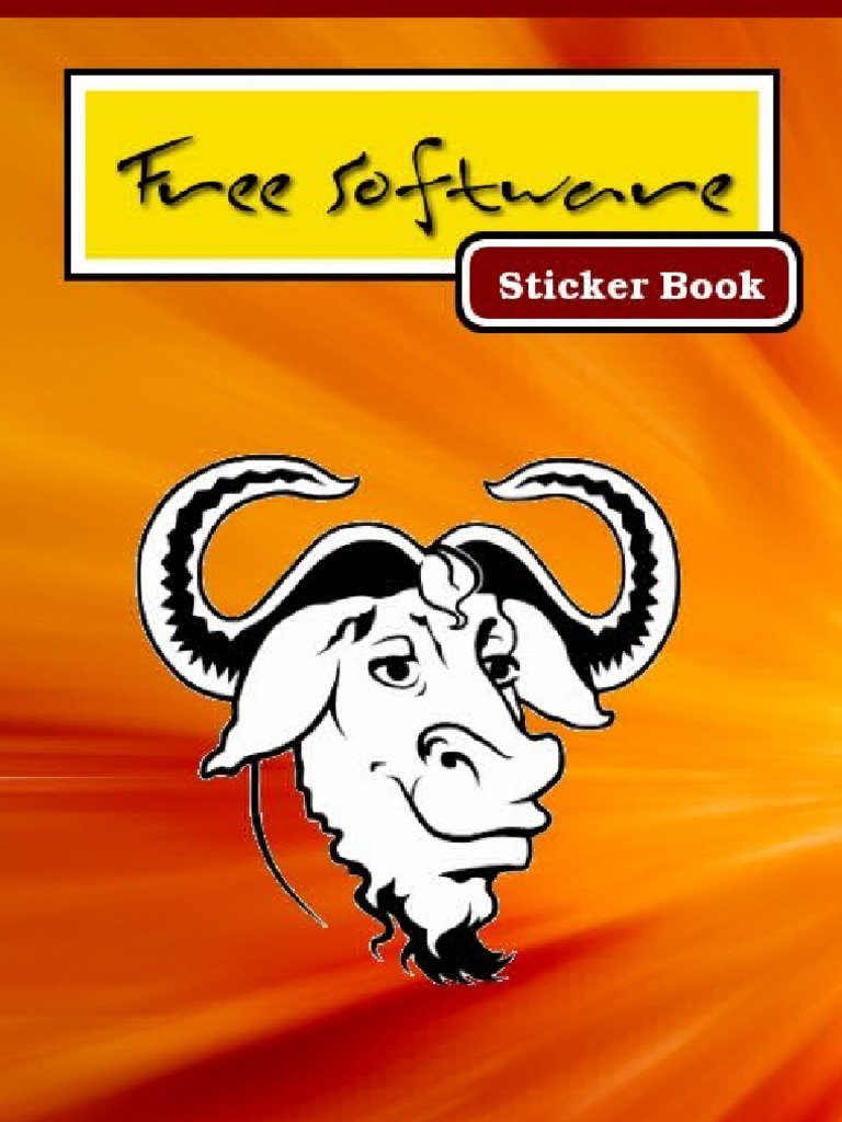 Free Software Sticker Book Vol1 | PDF | Source Code | Free Content