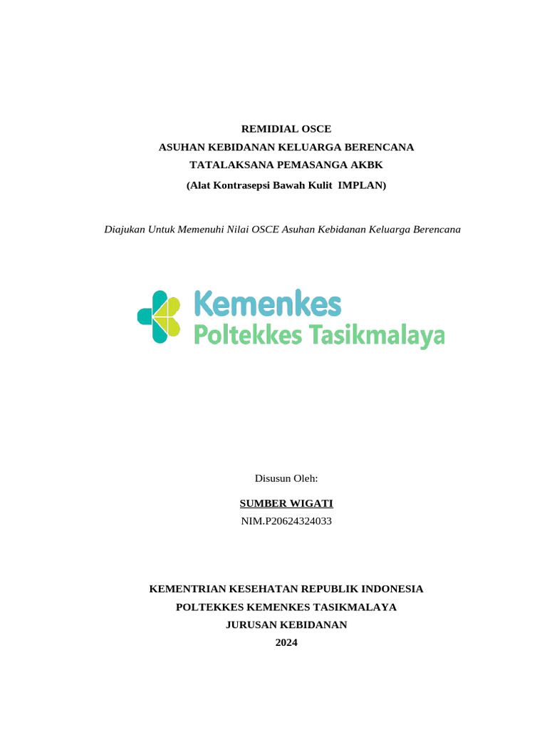 Panduan Pemasangan Implan KB | PDF