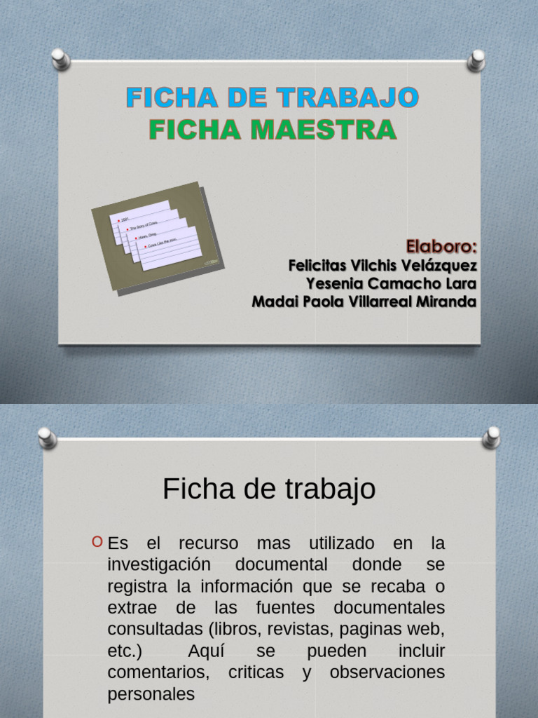 67957_PRESENTACIÓN_FICH (1) | PDF | Cuestionario | Enseñando
