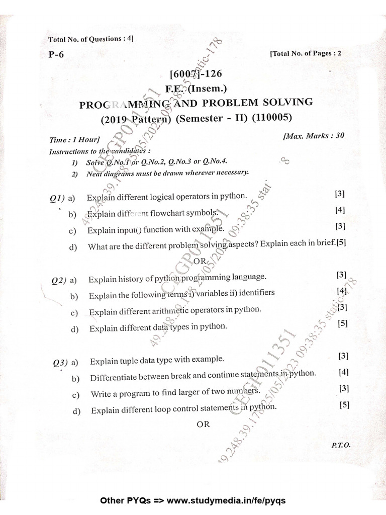 PPS - INSEM March - 2023 | PDF | Business