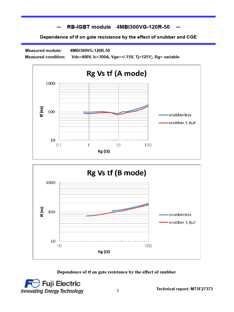 MT5F27373 - 4MBI300VG 120R 50 - TF RG | PDF | Electrical Resistance And ...