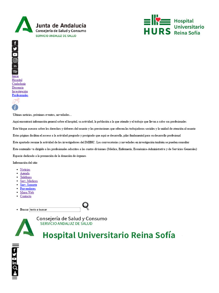 El Hospital Reina Sofía Reúne A 120 Especialistas Del País en Lesiones Coronarias Complejas ...