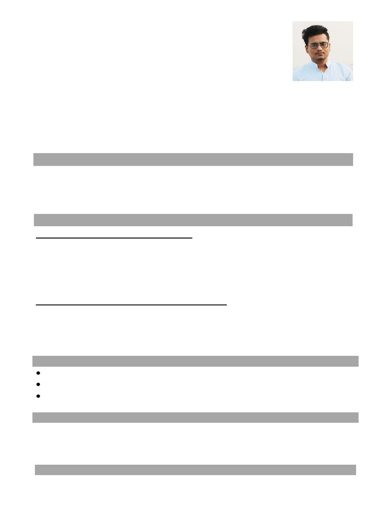 Babu CV 2 | PDF | Career & Growth