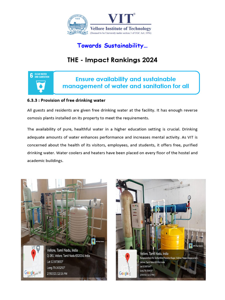 Free Drinking Water Facilities Overview | PDF | Home & Garden