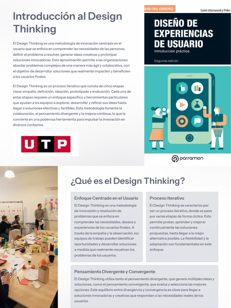 Introducción al Design Thinking | PDF | El pensamiento de diseño | Pensamiento