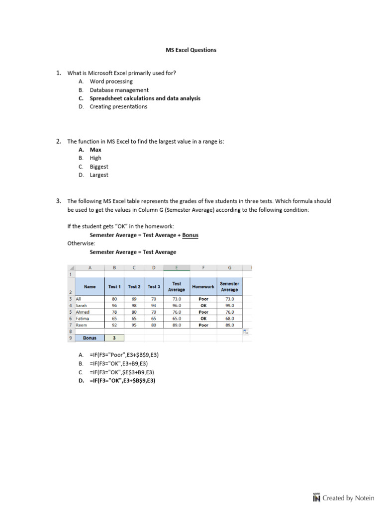 Excel Samples 4 Mid | PDF | Microsoft Excel | Spreadsheet