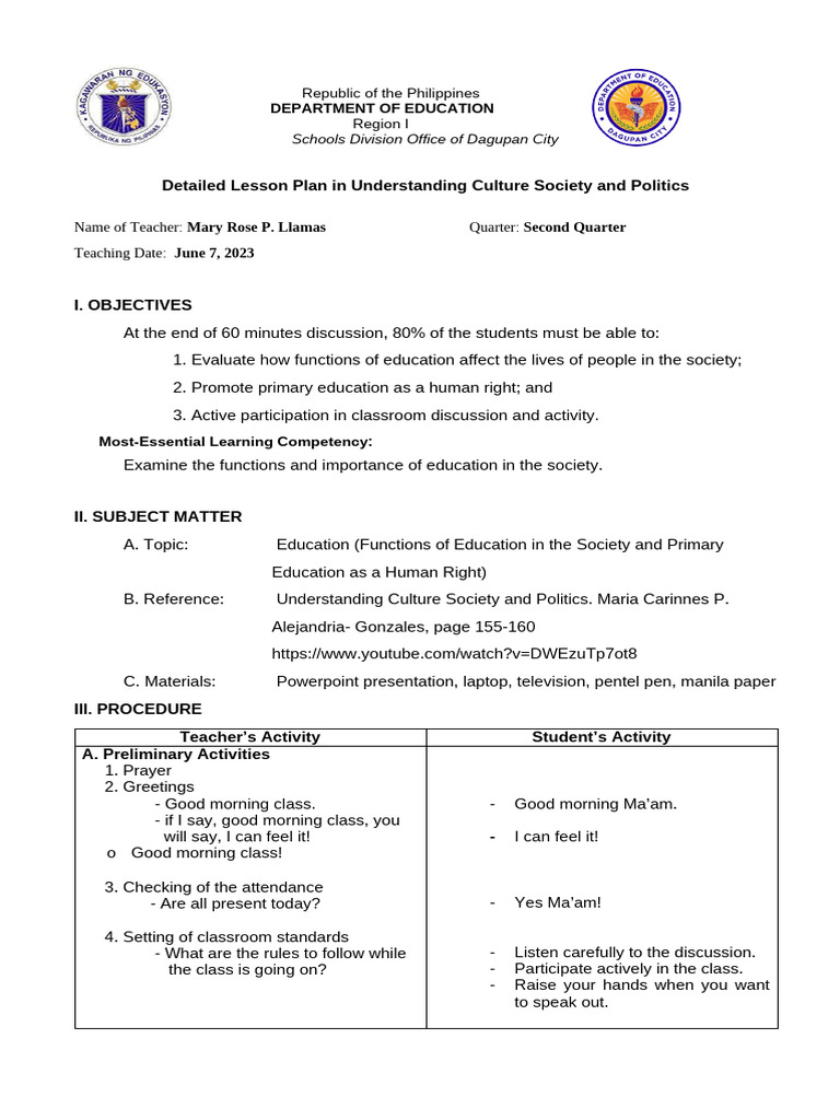 DLP-SHS | PDF | Human Rights | Teachers DLP-SHS | PDF | Human Rights | Teachers