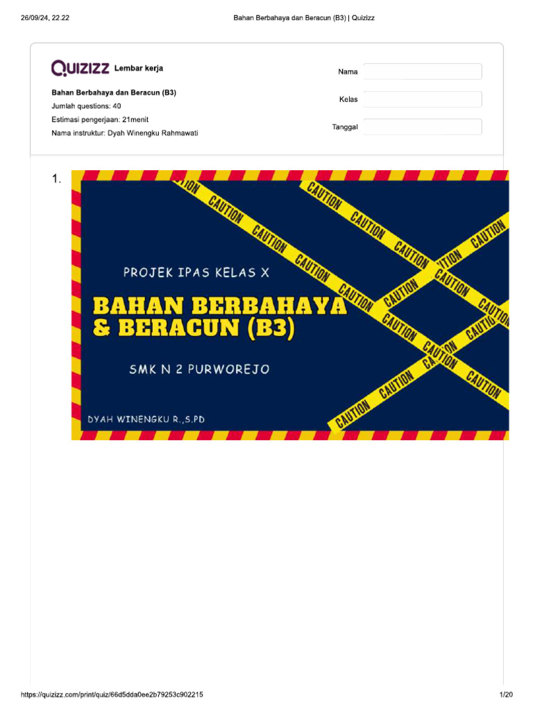 Bahan Berbahaya & Beracun (b3) | PDF