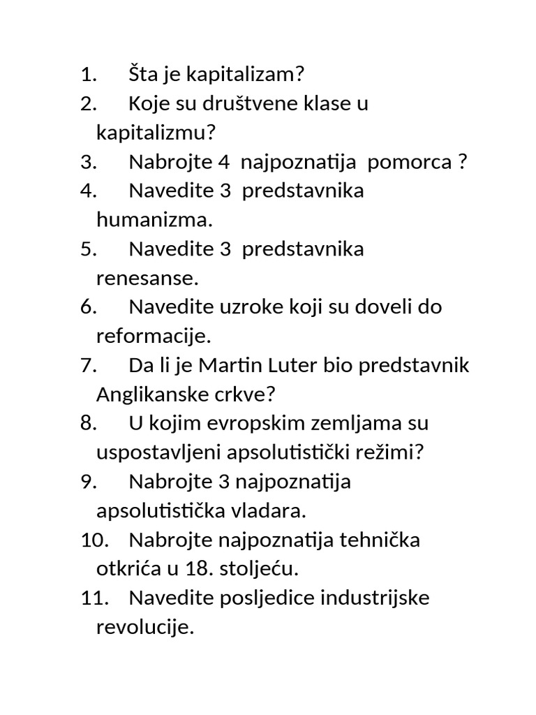 Viii Nastavni Listić | PDF