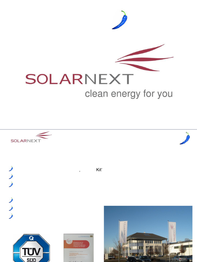 2023-06-01 SolarNext Presentation en | PDF | Air Conditioning ...