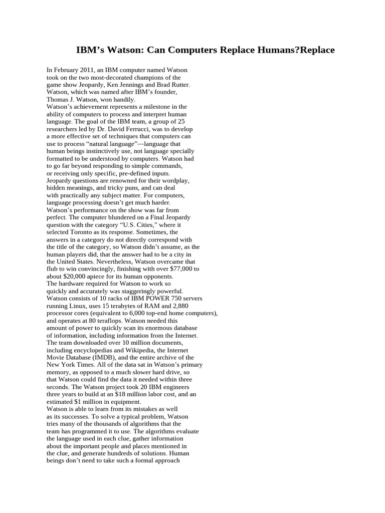 IBM case study | PDF | Computing | Computer Science