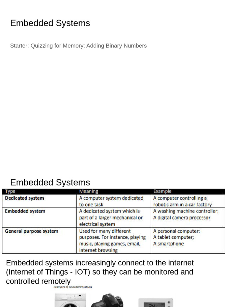 1.1 Embedded Systems (1) | PDF